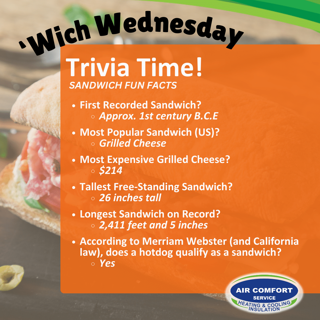 Which 'Wich? - Staff Picks for a Tasty Sandwich - Air Comfort Service, Inc